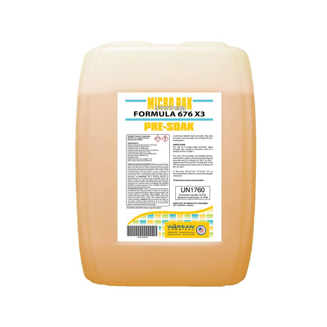 Radiance Formula 554 Liquid Presoak — Warsaw Chemical