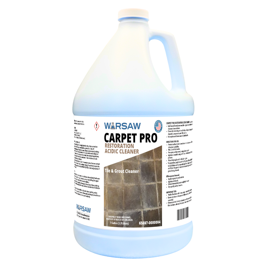 Carpet Pro Restoration Acidic Cleaner — Warsaw Chemical