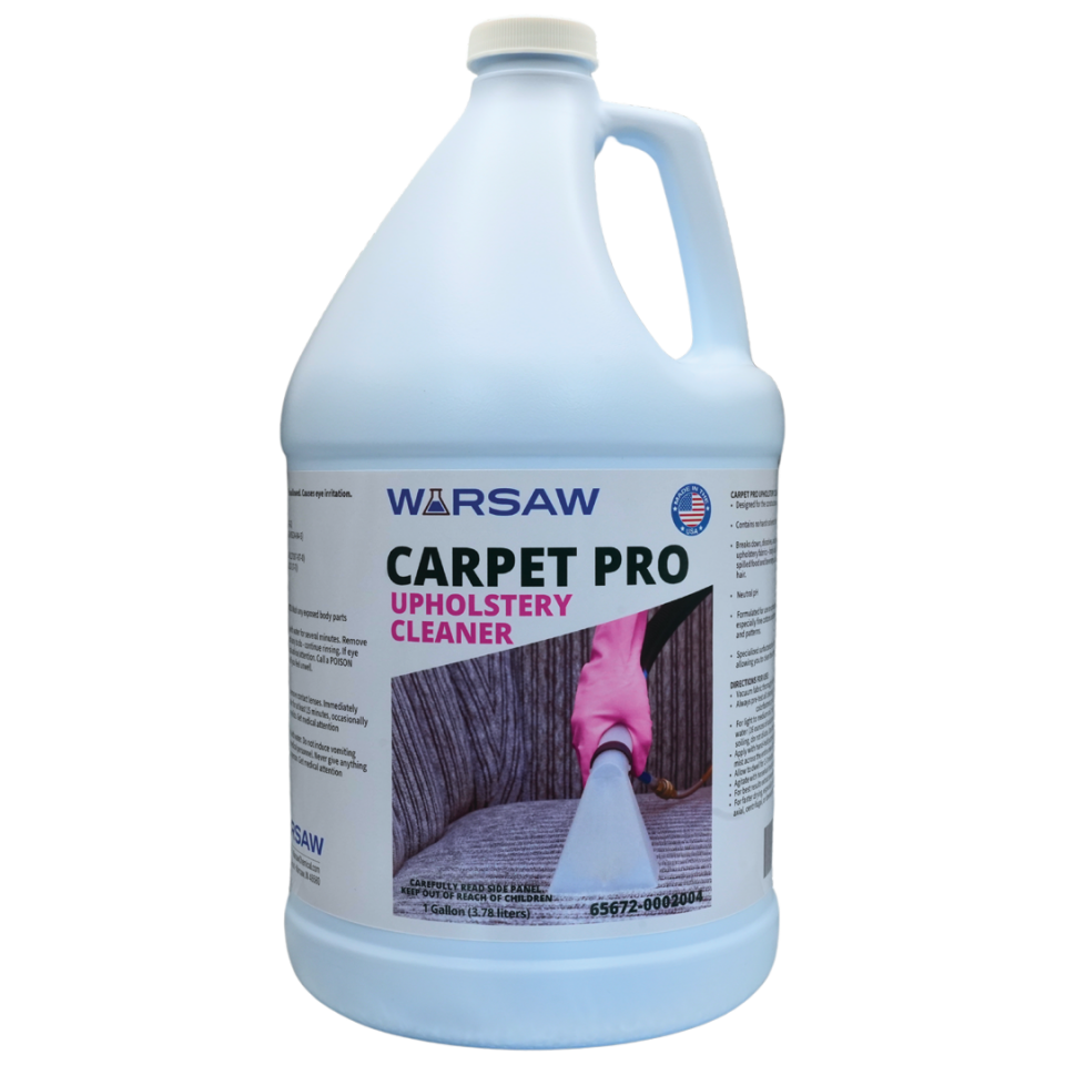 Carpet Pro Upholstery Cleaner — Warsaw Chemical