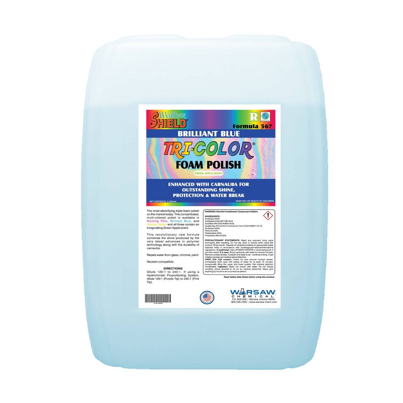 Radiance Formula 547 Blue Shield — Warsaw Chemical