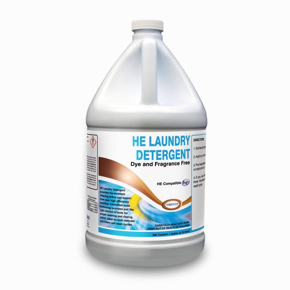 H.E. Liquid Laundry Detergent — Warsaw Chemical