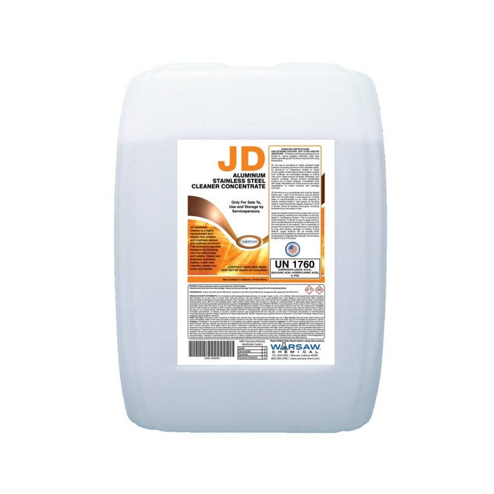 JD Aluminum Stainless Steel Cleaner - Warsaw Chemical