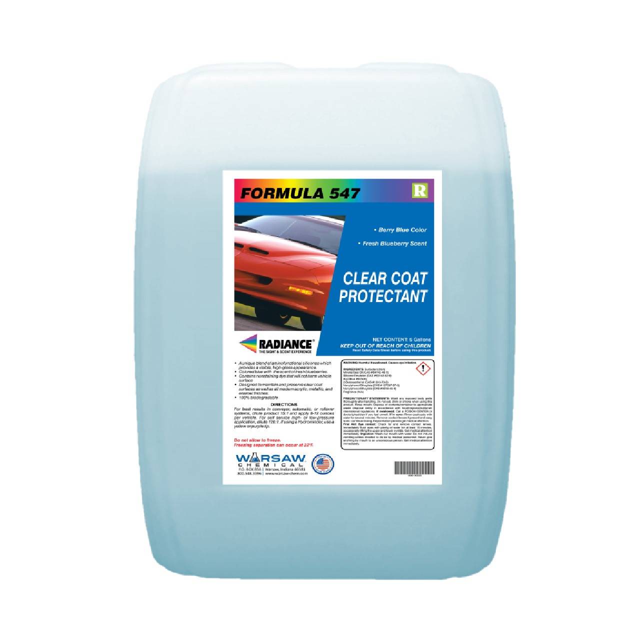 Radiance Formula 547 Blue Shield — Warsaw Chemical