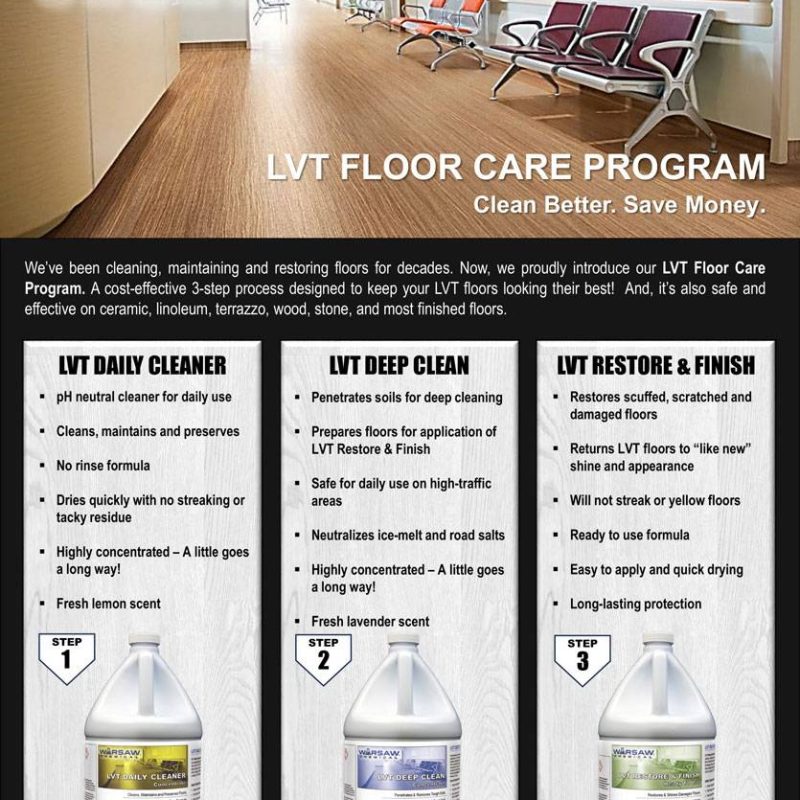 LVT Deep Clean — Warsaw Chemical