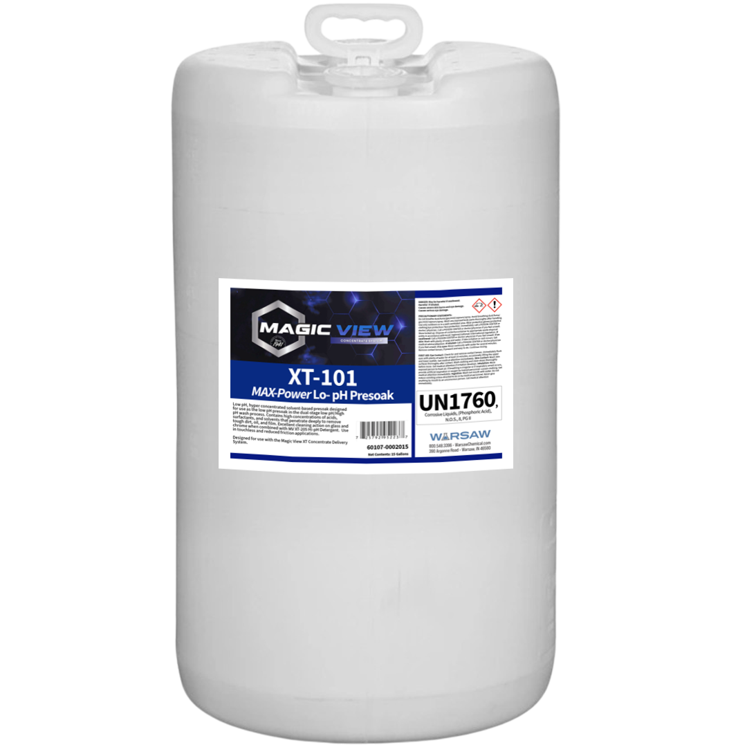 XT-101 MAX-POWER Lo-pH Presoak — Warsaw Chemical