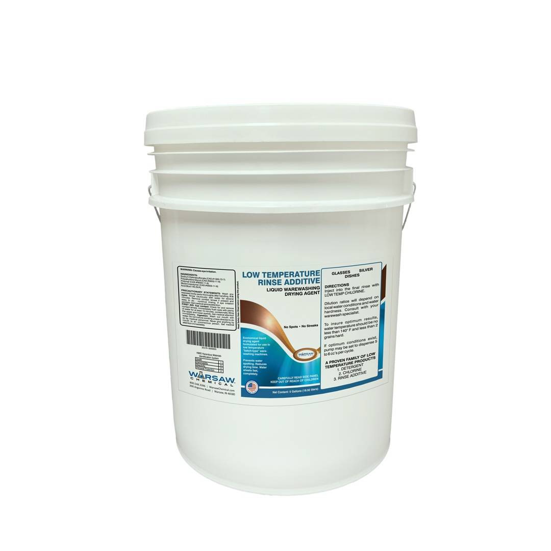 Low Temp Rinse Additive — Warsaw Chemical